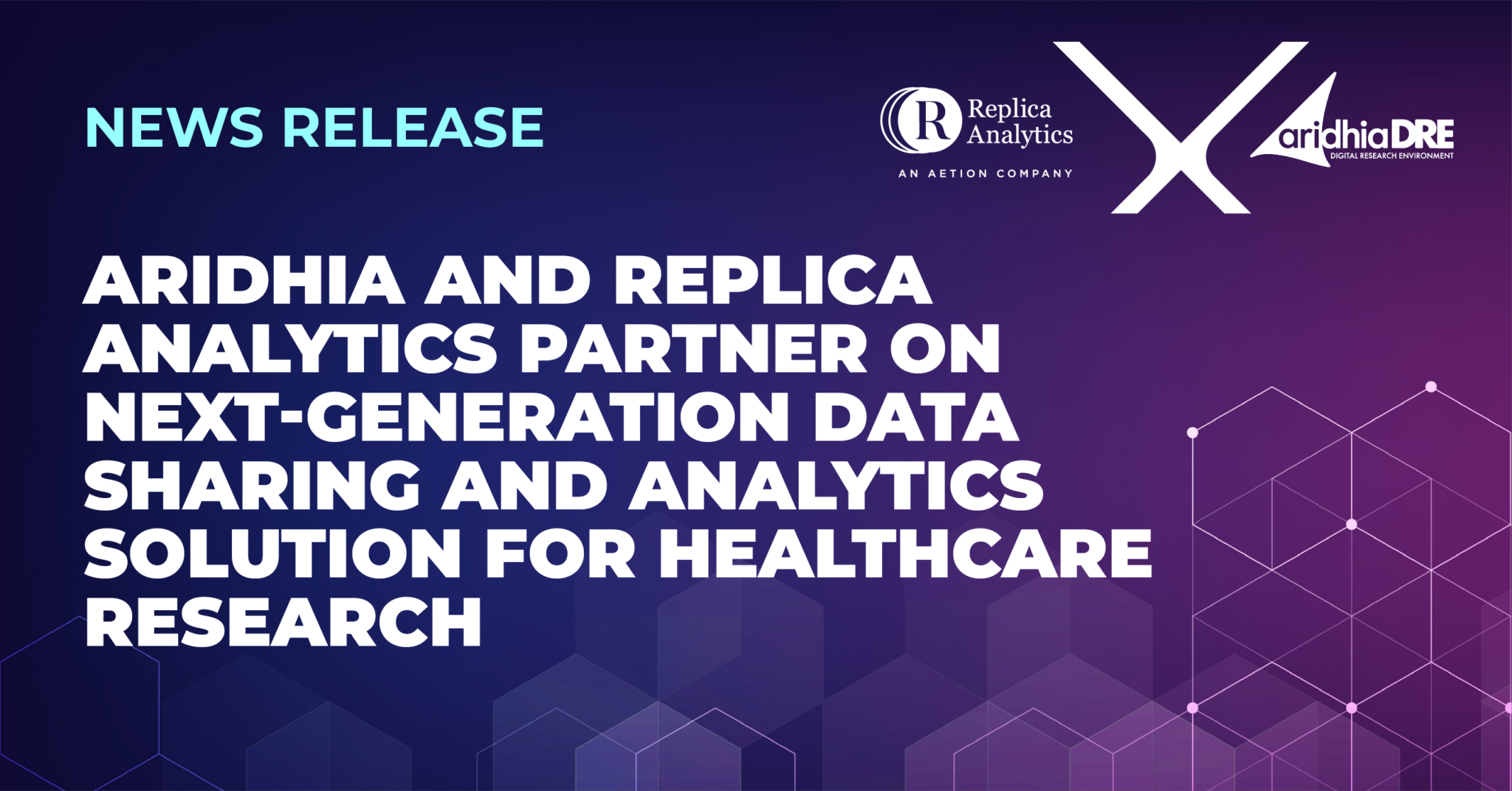 Aridhia and Replica Analytics partner on next-generation data sharing ... Aridhia and Replica Analytics partner on next-generation data sharing ...
